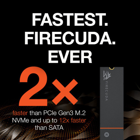 Seagate Firecuda 530 - M.2 PCIe Gen4, Heatsink 1 TB Laptop Black M.2 ...