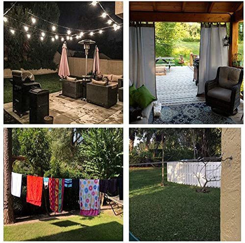 Aakriti Clothesline Wire Outdoor Cable Wire Rope Laundry Hanging Drying ...