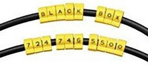 SK TRADERS PVC Ferrules 2.5mm(Alphabet A-Z Cable ) 26pcs x 100pcs =2600 ...