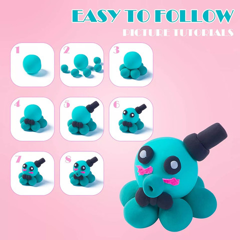 cute clay art tutorial