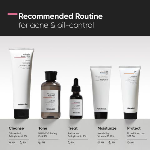 Minimalist Salicylic Acid Serum 2% for Acne, Blackheads & Open Pores ...