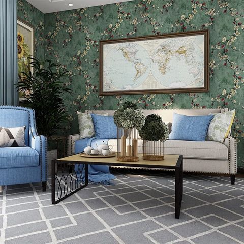 CRIMSON DECORS 200 cm x 45 cm Waterproof Decorative Vinyl Wallpaper ...