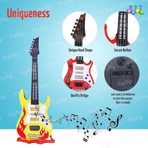 Aezara Rock band guitar Classical Guitar Plastic Tonewood Price in ...