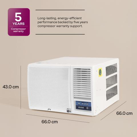 Flipkart.com | Buy Godrej 2025 Model 1.5 Ton 5 Star Window Inverter ...