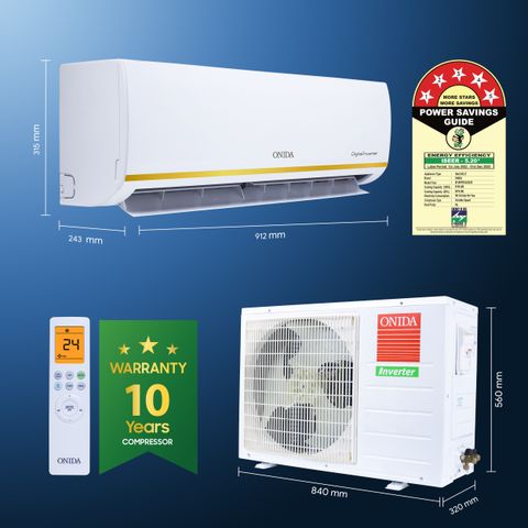 Flipkart.com | Buy ONIDA 2025 Model 1.5 Ton 5 Star Split Inverter 5-in ...