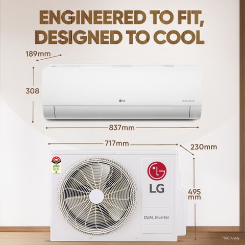 Flipkart.com | Buy LG 2025 Model 1.5 Ton 3 Star Split AI Dual Inverter ...