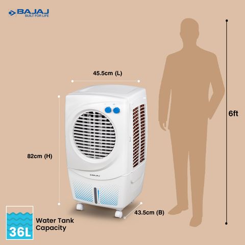 BAJAJ 36 L Room/Personal Air Cooler Price in India - Buy BAJAJ 36 L ...