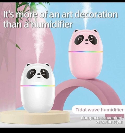 STELLARWARE Mini Panda Humidifier USB Cool Mist Diffuser with Color ...