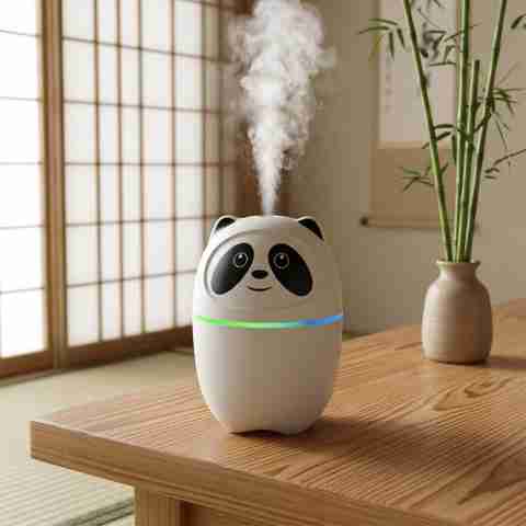 STELLARWARE Mini Panda Humidifier USB Cool Mist Diffuser with Color ...
