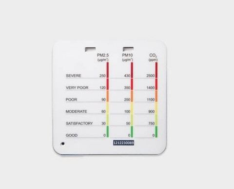 Airveda PM2.5, PM10, CO2, Temp & Humidity TOUCH Monitor- High Accuracy ...