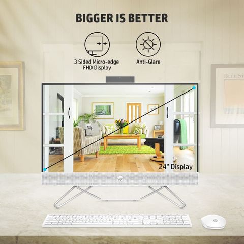 HP All-in-One PC 12th Generation Core i3 (8 GB DDR4/512 GB SSD/Windows ...