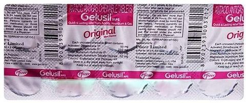 Gelusil Mps Tablets (10Tab) Tablets Price in India - Buy Gelusil Mps ...