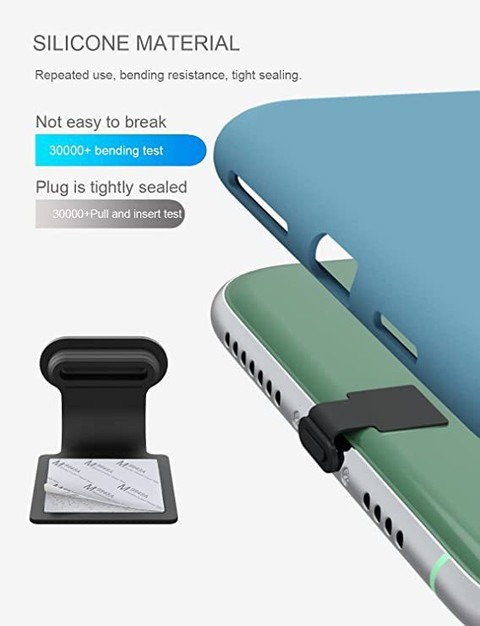 D & Y USB C Dust Plug, for Phone USB Type C Port Dust Cover Cap, 2 Pack ...