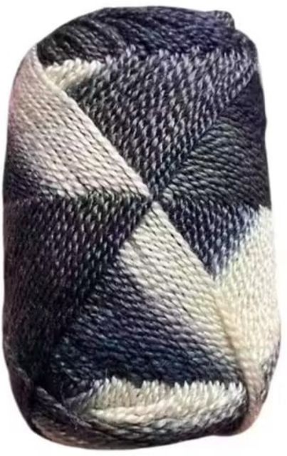 Qroof Trendy Multi Colour Wool for knitting use with crochet & Needles ...