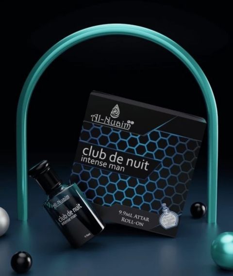 Al Nuaim Club de Nuit Intense Man 9.9 Ml Roll-On with Gift Pouch Herbal ...