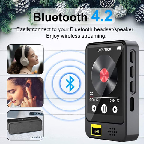 CASON MP3 Music Player with Bluetooth,Touch Screen, Video Playback ...