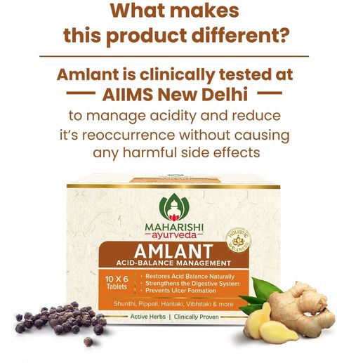 MAHARISHI ayurveda Amlant for Acidity, Relieves Heartburn, Gas ...