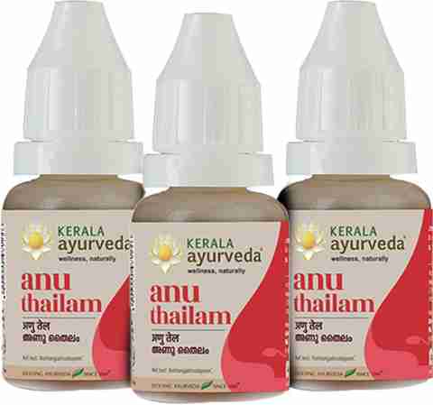 Kerala Ayurveda Anu Thailam 10 |Nasal Oil For Sinusitis & Congestion ...