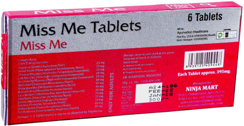 Miss Me Tablets for women care Price in India - Buy Miss Me Tablets for ...