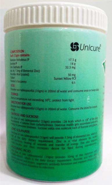 Unjha VITAL Z Oral Powder with Vitamin C -560 GM Price in India - Buy ...