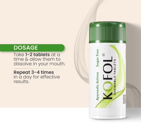 Kofol Chewable Tablets | Relief From Tonsils & Throat Infection - ( 5 X ...
