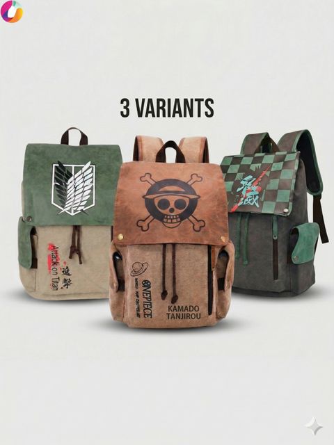 Flipkart.com | RUVIDO CASO AOT Anime Backpack | Durable Premium Bag for ...