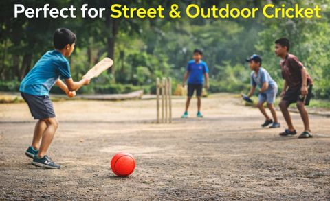 IQRAA New Kids playing Cricket plastics boll outdor indor kids boll 4 ...