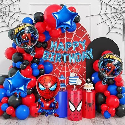 spiderman party props