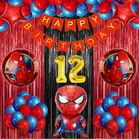 spiderman party props