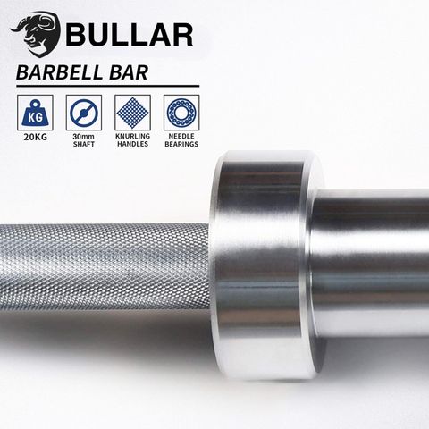 BULLAR Olympic barbell rod 7 Ft 20 kg powerlifting and weight lifting ...