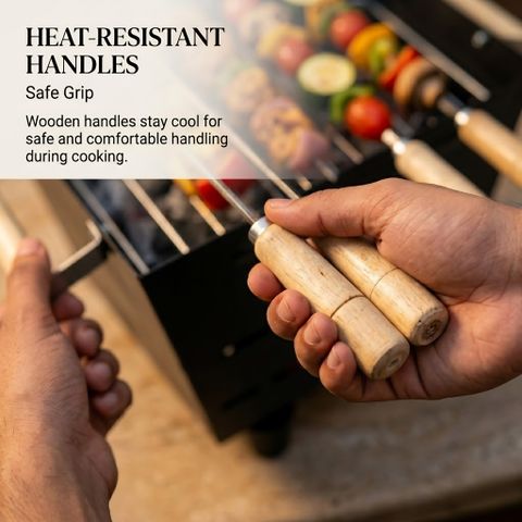 KGF Coal BBQ Griller for Outdoor Fun, Healthy Cooking at Picnics and ...
