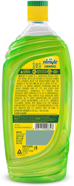 Nimyle Lemongrass Floor Cleaner 890ml100% Natural ActionPower of ...