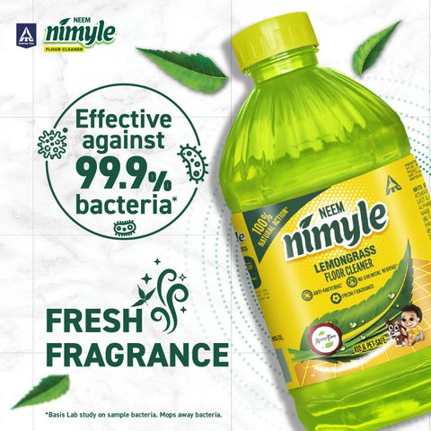 Nimyle Lemongrass Floor Cleaner 2L100% Natural ActionPower of Neem Anti ...