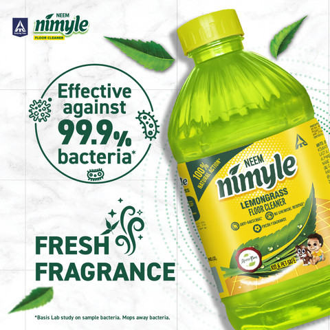 Nimyle Lemongrass Floor Cleaner 2L100% Natural ActionPower of Neem Anti ...