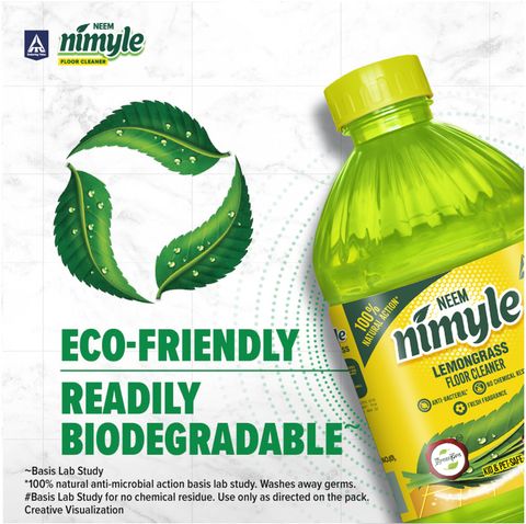 Nimyle Lemongrass Floor Cleaner 2L100% Natural ActionPower of Neem Anti ...