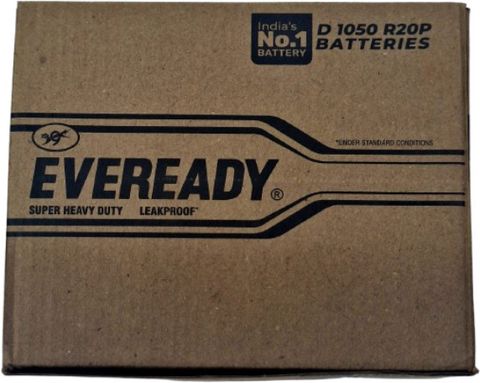 EVEREADY SUPER HEAVY DUTY LEAKPROOF D 1050 R20P Battery - EVEREADY ...