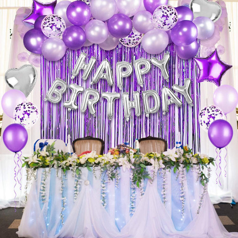 purple theme party