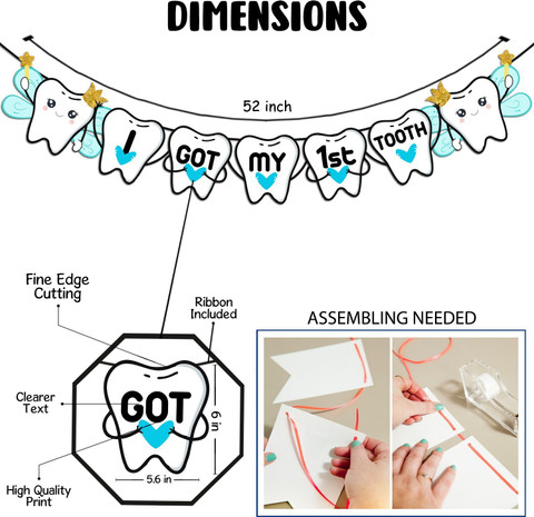 first tooth decoration items