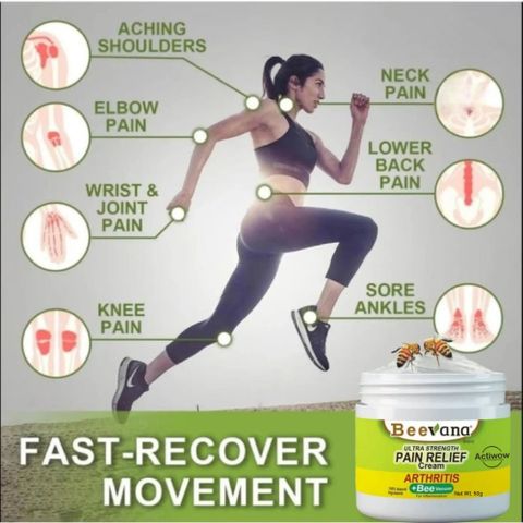 ACTIWOW BeeVana Joint & Muscle Pain Relief for Rapid Healing Cream ...