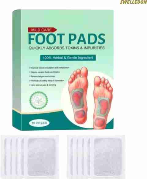 SWELLEDON Herbal Ginger Foot Patch Support Calm Relief Plaster & Patch ...