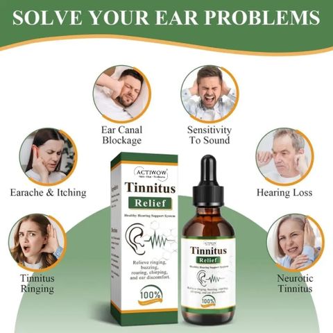 ACTIWOW Tinnitus Relief Natural Ear Soothe Capsules Liquid - Buy Baby ...
