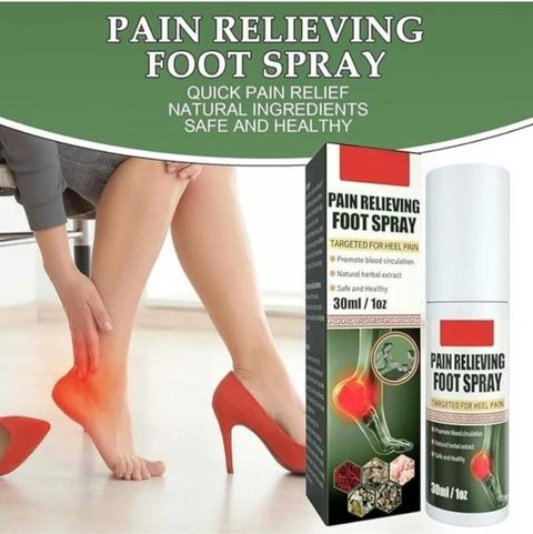 NewClick Natural Foot Pain Relief Spray for Heel & Joint Pain A513 ...