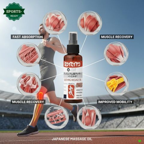Colorstock Soothing Massage Oil - For Recovery Routine For Gym Recovery ...