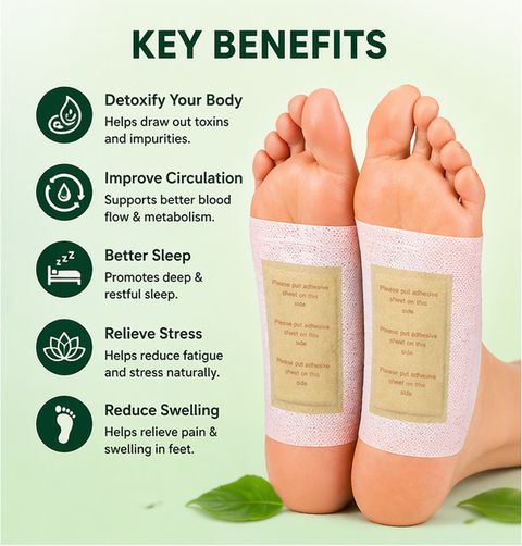 NLB ENTERPRISE foot pads original, foot pads weight loss, foot patches ...