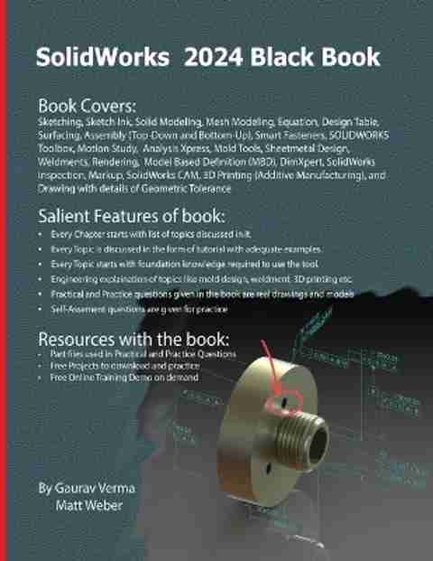 SolidWorks 2024 Black Book: Buy SolidWorks 2024 Black Book by Verma ...