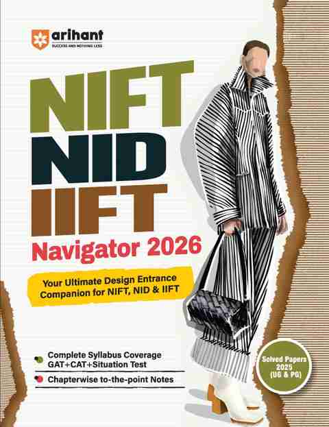 Arihant NIFT NID IIFT Navigator Entrance Exam Guide 2026 | for UG & PG ...