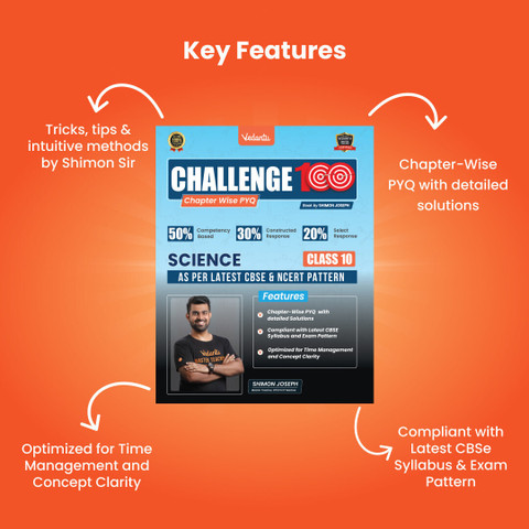Vedantu Challenge 100 Science Book For Class 10 | CBSE Chapter-wise PYQ ...