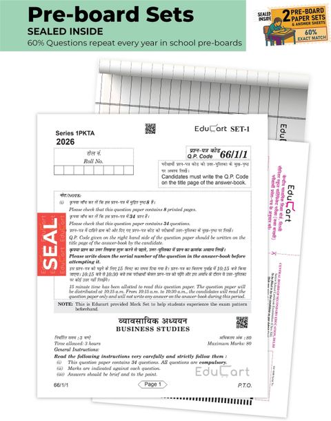 Educart CBSE Sample Paper Class 12 2025-26 – Business Studies (Based on ...