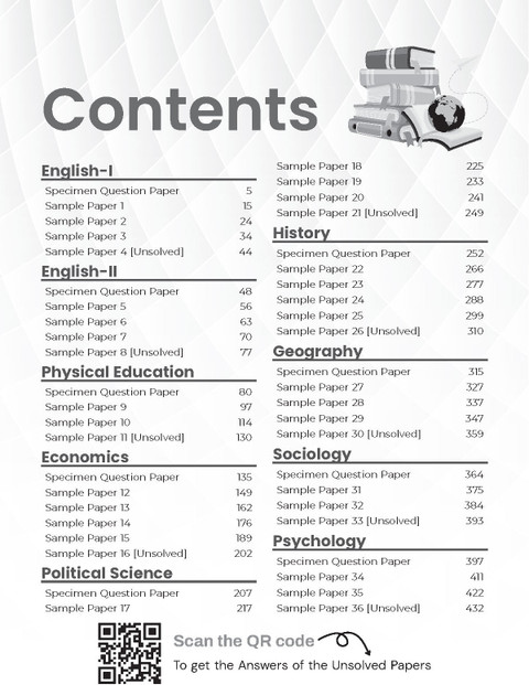 Gurukul by Oswal ISC Humanities Combo of 36 Sample Question Papers and ...