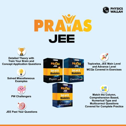 PW Prayas For JEE Main & Advanced Droppers Physics, Chemistry and ...